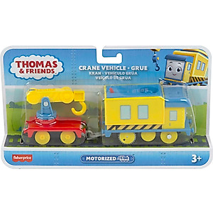 Fisher-Price Thomas and Friends Ashima Toy Train, Battery-Powered Motorized Engine with Cargo Car for Preschool Pretend Play