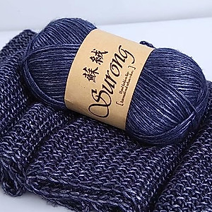 2 Set 1 Roll 100g Crochet Yarn Strong Warmth Multiple Colour Hand Knitting Thick Wool Thread Cotton Yarn for Gift Yarn Balls