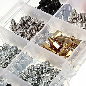 Luoke 228pcs Computer Case Screws Kit for Motherboard PC Case Fan