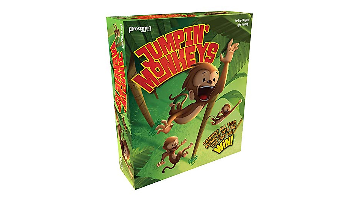 Pressman Jumpin' Monkeys Game - Catapult Fun for Kids