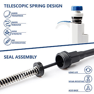 FOUR E'S SCIENTIFIC 100uL-1000uL High-Accurate Single-Channel Manual Adjustable Variable Volume Pipettes