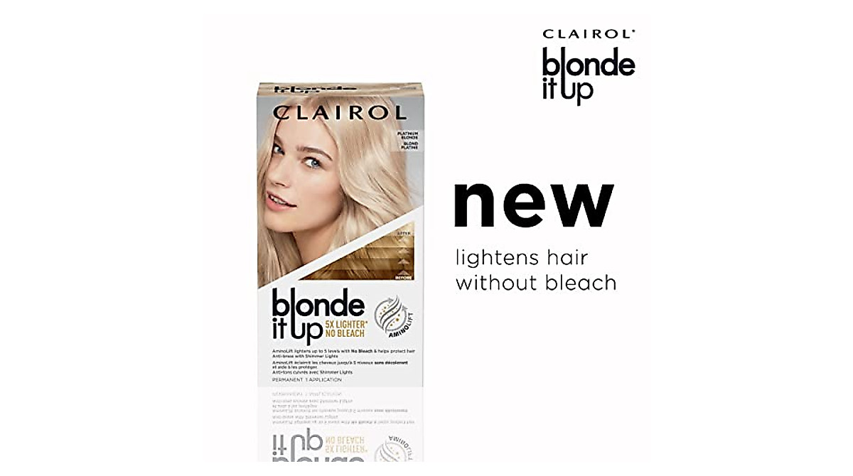 Clairol Blonde It Up Platinum Blonde Hair Dye | Bleach Free