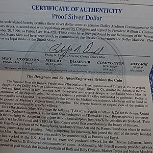 1999 P Commemorative Coin Program Dolley Madison Proof