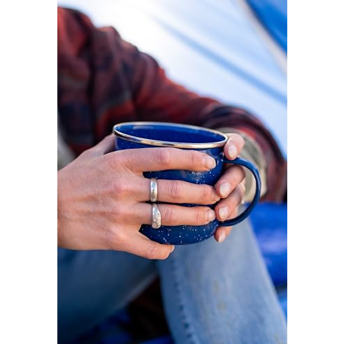 Stansport Enamel Coffee Mug 24 OZ (15995)