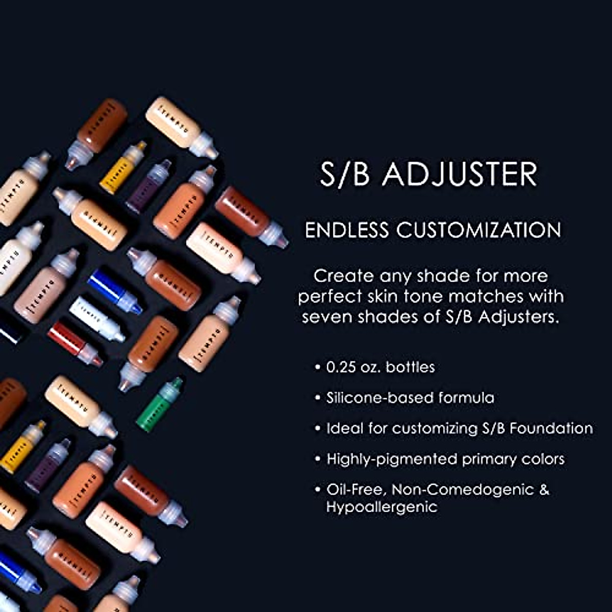 Temptu S/B Airbrush Adjuster, Blue, 0.25 Fl Oz