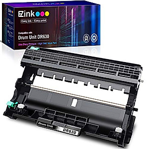 E-Z Ink (TM Compatible Drum Unit Replacement for Brother DR630 DR 630 Compatible with HL-L2300D HL-L2320D HL-L2340DW HL-L2360DW HL-L2380DW MFC-L2740DW MFC-L2720DW MFC-L2700DW DCP-L2540DW (1 Pack)