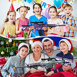 Toy Guns for Boys 8-12, Automatic Machine Toy Gun Electric Toy Foam Blasters & Guns with 200 Bullets, 2 Magazines, 1 Goggles, Foam Dart Gun Toys Birthday Xmas Gifts for Kids 8+