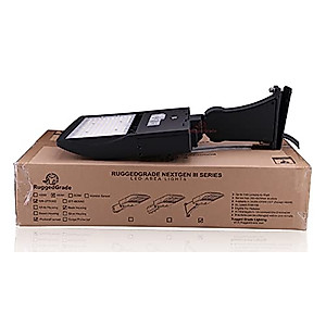 RuggedGrade 150 Watt LED NextGen III Parking Lot Light - 21,000 Lumen - 5000K - ARM Mount - Without photocell