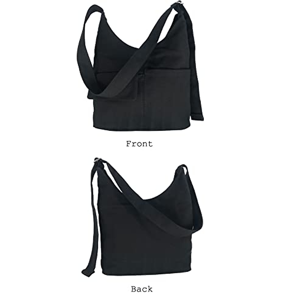 Crossbody Bags for Women Canvas Tote Bag Large Hobo Bag with Multiple Pockets Handbags Adjustable Messenger Shoulder Bag