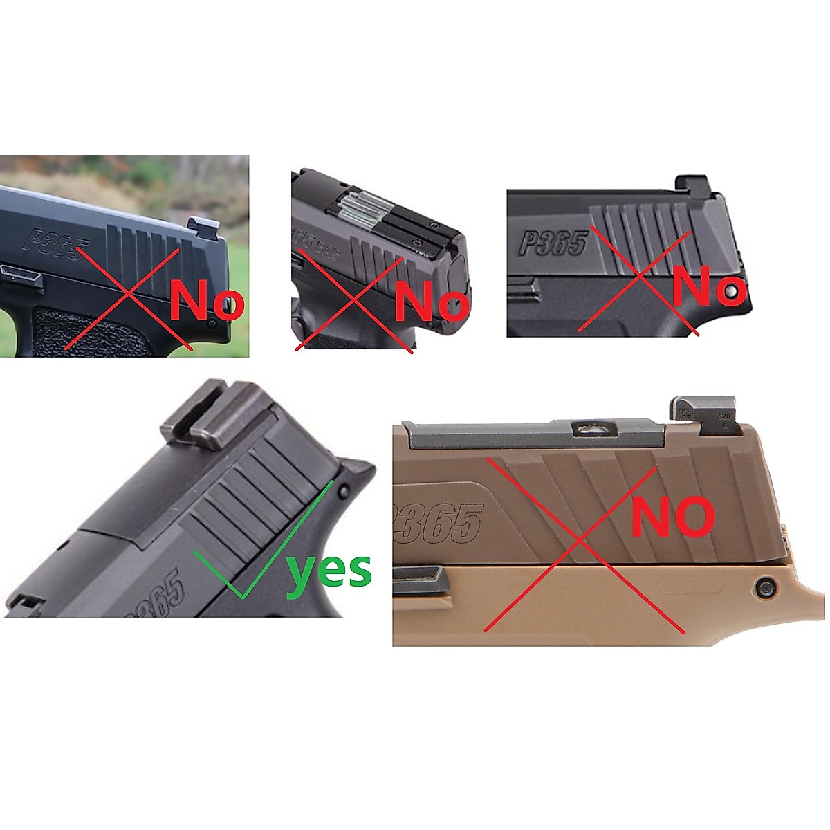 Ade Advanced Optics Crusader RD3-009 Red Dot Reflex Sight + Optic Mounting Plate for Sig Sauer P365XL/P365X Handgun