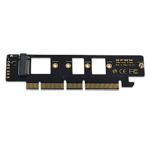 Cablecc NGFF M.2 M-Key NVME AHCI SSD to PCI-E 3.0 16x 4X Adapter for 110mm 80mm SSD