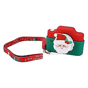 Sutinna Kids Camera, Santa Claus Children Camera with Large Screen Touch Screen Operation Electronic Camera for Boys and Girls
