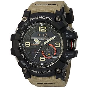 Casio Men's GG-1000-1A5CR G SHOCK Analog-Digital Display Quartz Beige Watch