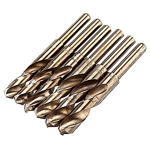 Drill Bit M35 HSS-Co Cobalt Twist Drill Bit 1/2 Inch Reduced Shank Drill Bit For Metal Stainless Steel Drilling-14mm