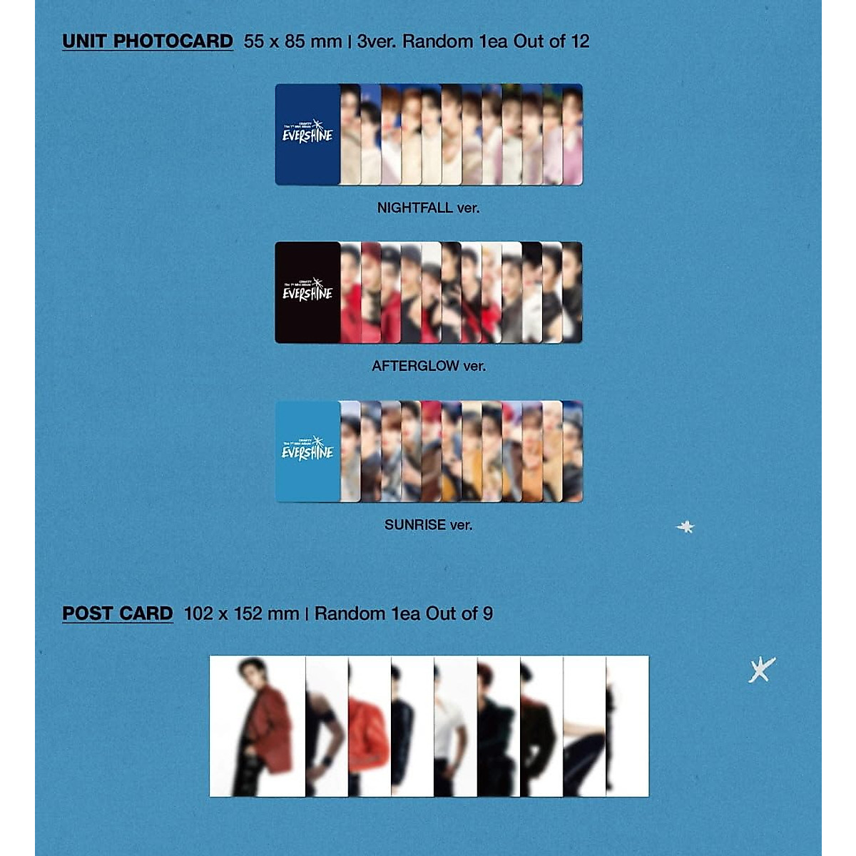 Dreamus CRAVITY - 7th Mini Album EVERSHINE CD+Pre-Order Benefit (NIGHTFALL ver.), L100005971