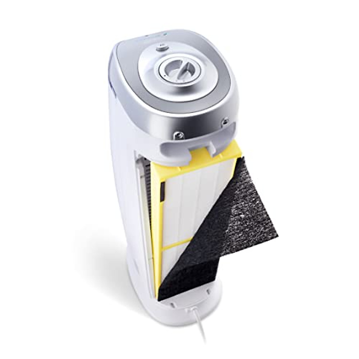 GermGuardian Air Purifier with HEPA 13 Filter, Removes 99.97% of Pollutants, Covers Large Room up to 743 Sq. Foot Room in 1 Hr, UV-C Light Helps Reduce Germs, Zero Ozone Verified, 22”, White, AC4825W