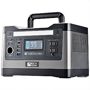 RICH SOLAR X500 Lithium Portable Power Station 540Wh Rechargeable Solar Generator with Bag Battery Backup Power for Camping Outdoors RV Emergency