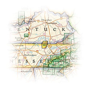 Big South Fork National River and Recreation Area Map (National Geographic Trails Illustrated Map, 241)