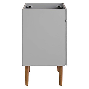 Modway EEI-3918-GRY-WAL Harvest 24" Bathroom Vanity in Gray Walnut (Sink Basin Not Included)