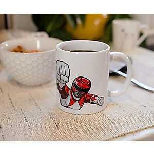 Surreal Entertainment Power Rangers Red Ranger Ceramic Mug Exclusive | Holds 11 Ounces