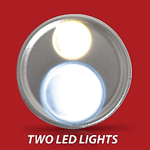 Dual Beam Penlight for Nurses, Students & Medical Doctors - USB LED Rechargeable w/Pupil Gauge & 4 cm Measurements