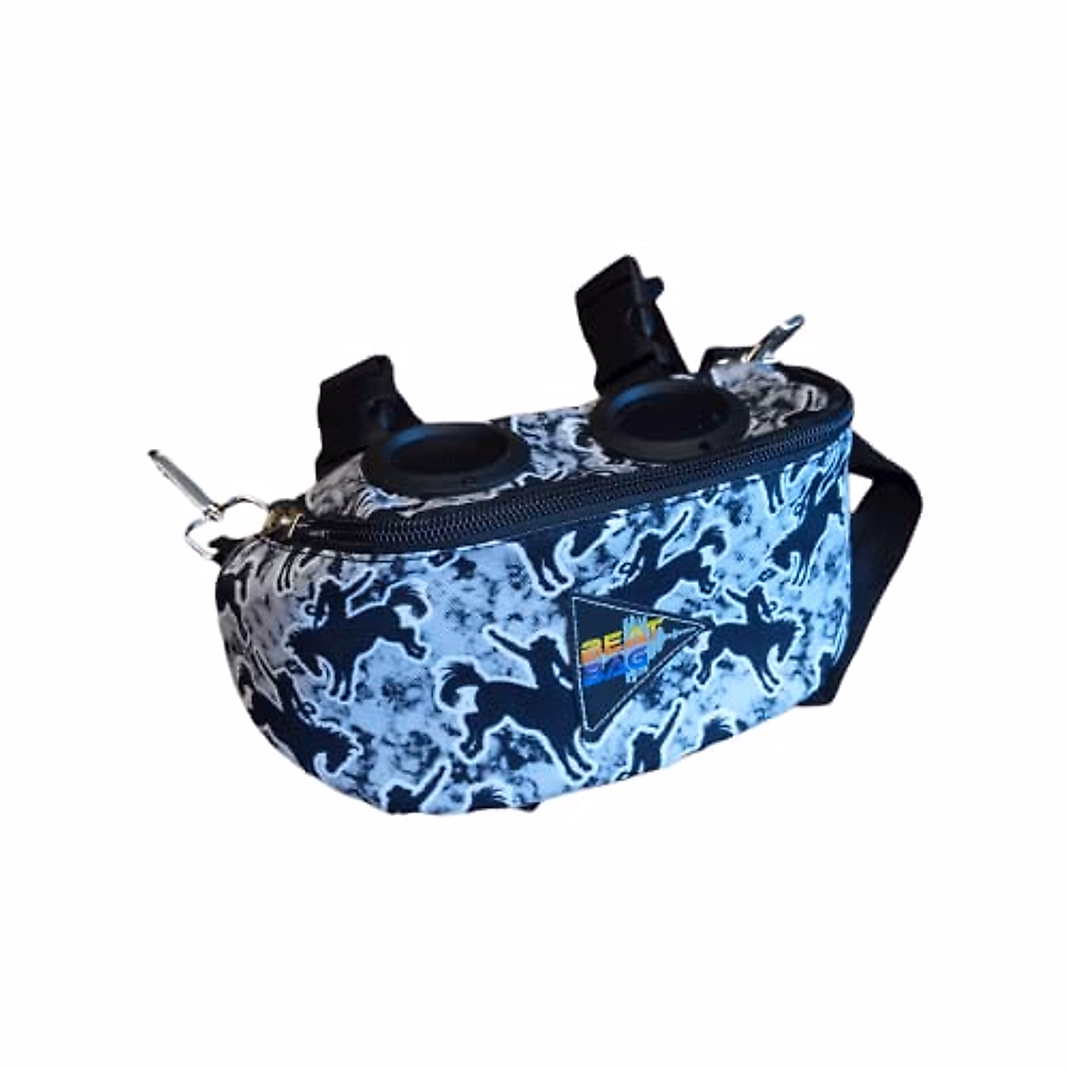 Beat Bag Schulz Equine Pommel Bag with Bluetooth Speakers - Stone Bronc