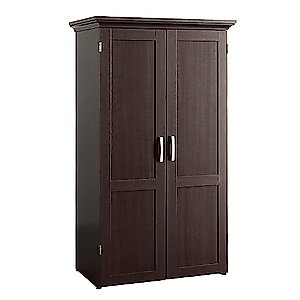 Sauder Miscellaneous Storage Craft & Sewing Armoire, L: 35.12" x W: 21.81" x H: 61.58", Dakota Oak