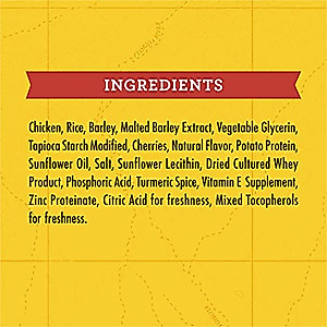 Zuke's Mini Naturals Dog Training Treats, Chicken Recipe, Soft & Tender Mini Dog Treats with Vitamins & Minerals, for All Breed Sizes, 6 OZ Bag (Pack of 3)