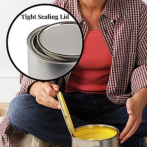 Empty Quart Paint Cans with Lids (2 Pack); Unlined Metal Paint Cans Value Pack