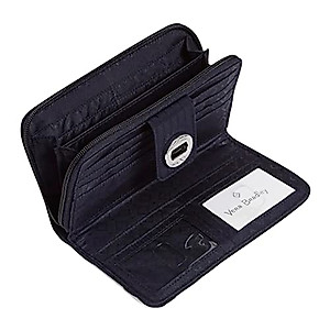 Vera Bradley RFID Turnlock Wallet (Classic Black)