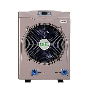 ECOPOOLTECH-Swimming Pool Heat Pump-Swimming Pool Heater-for Above Ground Pools, up to 5000gallons, 14000BTU/hr, Titanium Heat Exchanger.…