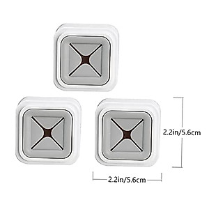 DRESSOOS 3pcs Nail Towel Rack Self-Adhesive Towel Bathroom Towel Organizers Wall Hanging Hooks Bathrobe Towel Clothes Hanger Hooks Kitchen Towel Hook Self- Adhesive Towel Plug Abs Grey