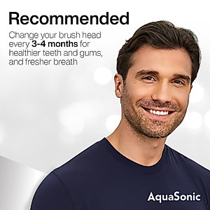 AquaSonic Duo Series Replacement Brush Heads | for Normal & Sensitive Teeth | Compatible with Duo Series & Home Dental Center Toothbrush Handles | NOT Compatible with Duo Series Pro