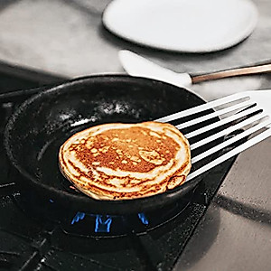 DEFUTAY Fish Turner spatula,Stainless Steel Slotted Turner,Kitchen Steak Spatula for Cooking,Flipping & Frying Fish, Meat, Eggs