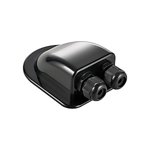 RICH SOLAR Cable Entry Housing Mount Cable Entry Housing Mount for RV,Boats, Caravans, Marine,Cable Entry Housing Mount Gland Box(Black)