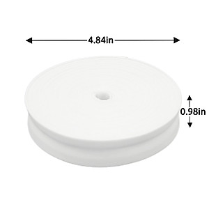 Mangocore Cotton Bias bindnig Tape,Size: 25mm, Width:1",2.5cm,30yds, DIY Garment Accessories wholesales (White)