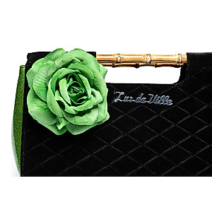 Lux de Ville Velvet Paradise Cluth (Monster Green Sparkle)