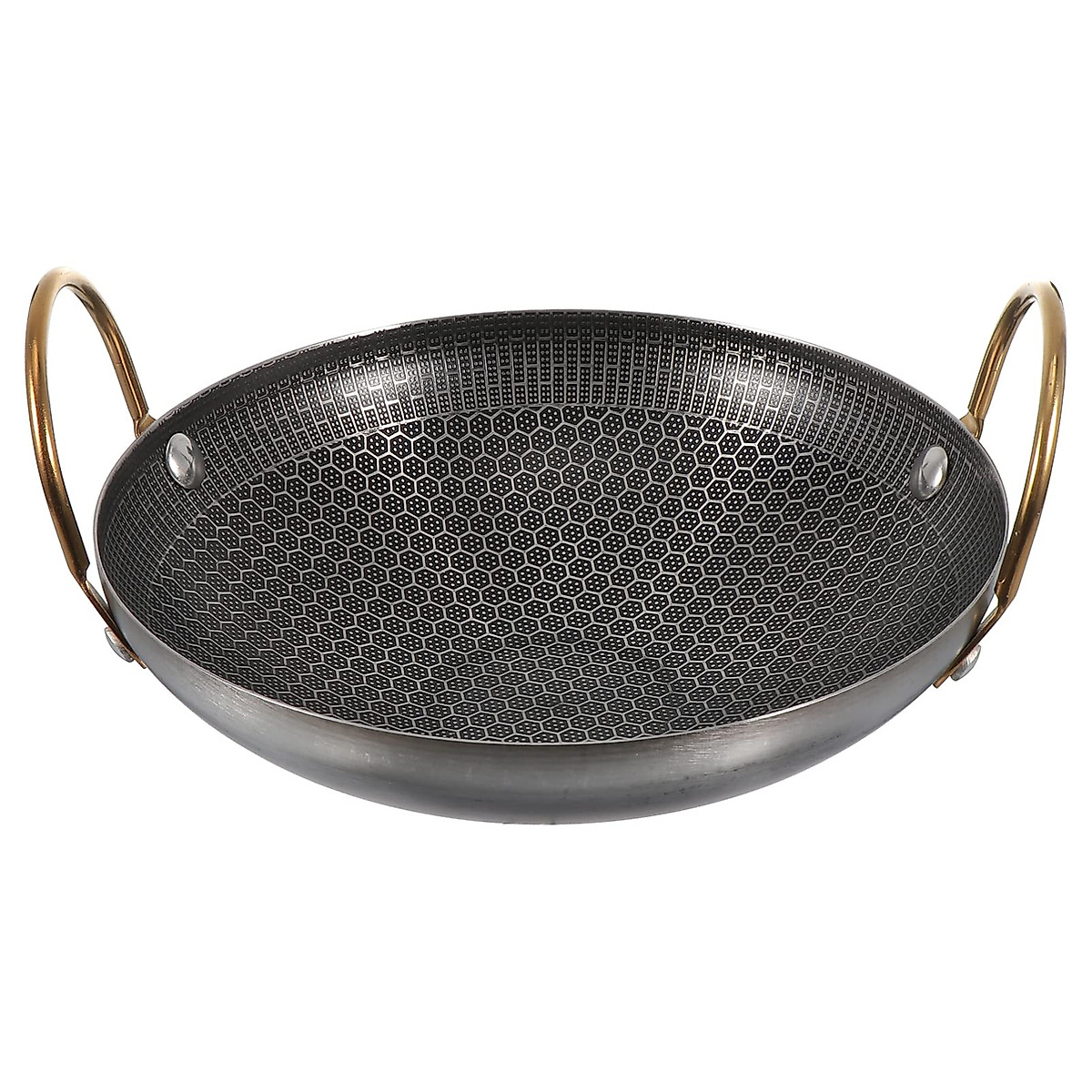 Hemoton Stainless Steel Wok 1 Pc Seafood Pot Stainless Steel Lightweight Noodle Pot Outdoor Stove