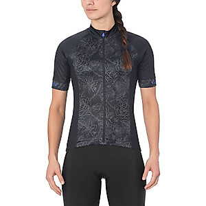 Giro Women Chrono Sport Jersey Adult Cycling Apparel - Black Floral (2020), Large