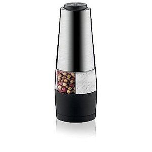 Tescoma Electric Pepper/Salt Mill, 2 in 1 President, Assorted, 9.1 x 9.1 x 21 cm