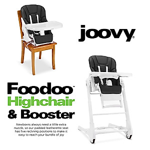 Joovy Foodoo High Chair & Booster Seat, Jet