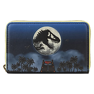 Loungefly 30th Anniversary Dino Moon Glow Zip Around Wallet