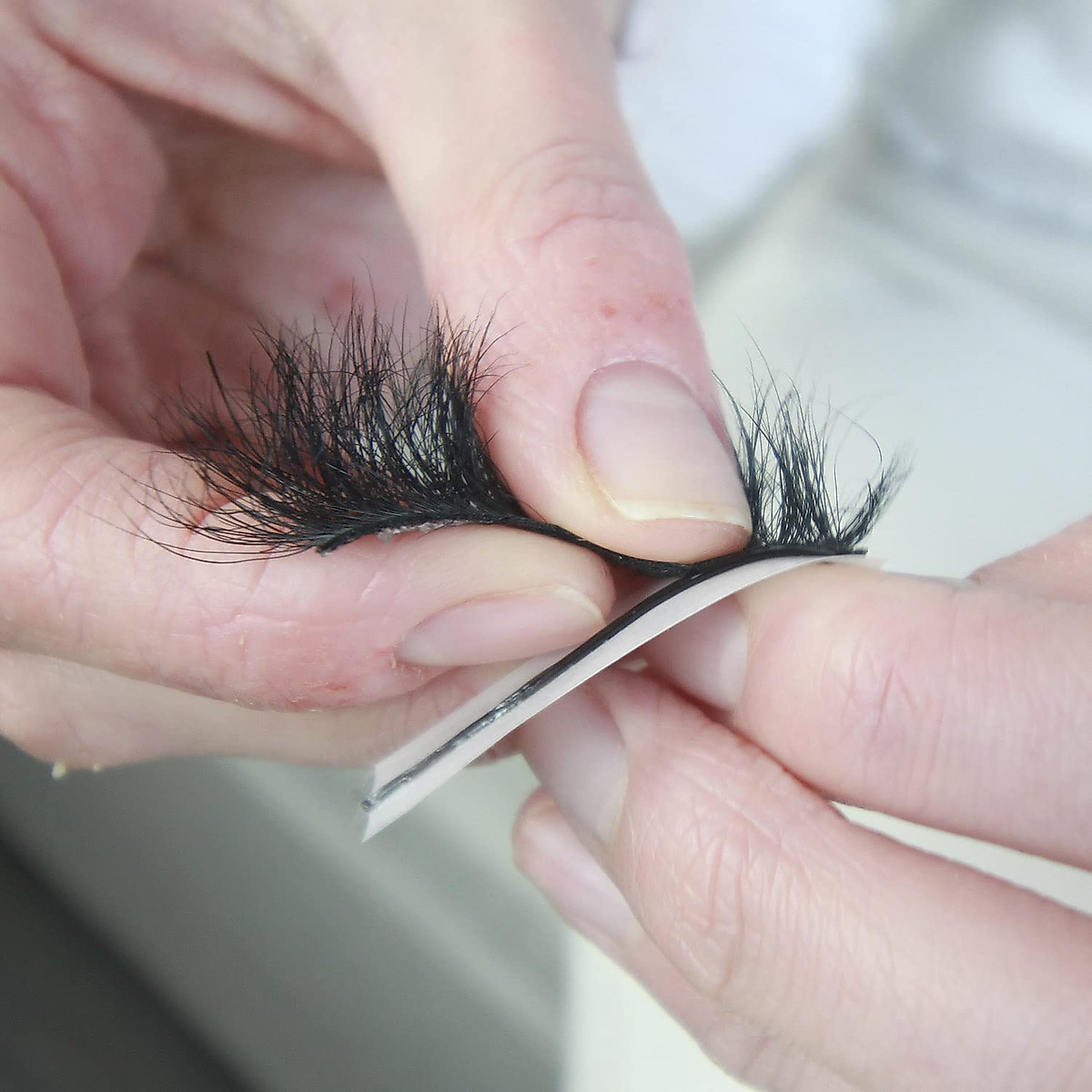 Self-adhesive Lash Strips for False Eyelashes Pack of 30 Pairs,Soft & Comfortable,No Glue No Magnets,Suitable for All Strip Fake Lashes,Waterproof,Single Length 36mm,Ideal Way to Apply Strip Eyelashes