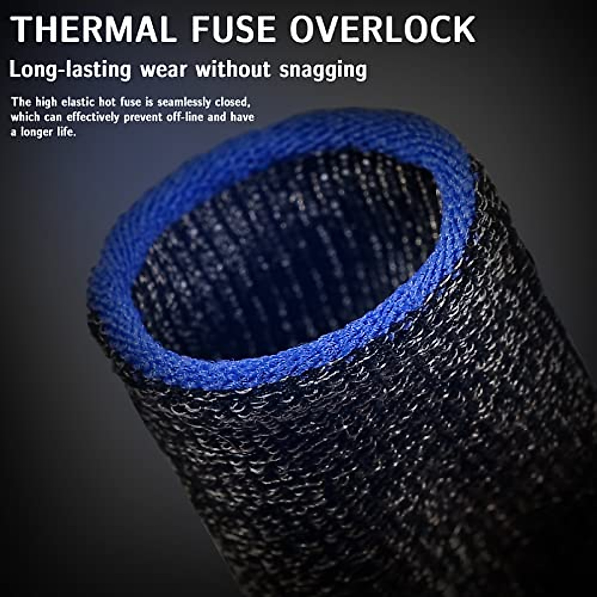 QUEEN KING 30 Pieces Gaming Finger Sleeves, 0.15mm Superconducting Nanofibers Silver Fiber Finger Sleeve, Anti-Sweat Breathable Finger Covers with a scrub box for All Touchscreen Devices