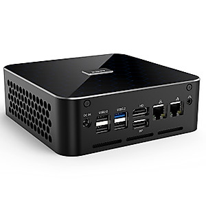 KINGDEL K18 Mini PC Desktop Computer AMD Ryzen 5 6600U CPU 16GB DDR5 RAM 512GB M.2 PCIe4.0 SSD W-11 Pro 2xLAN(2500M×2) Mini Gaming Computer Support 4K/8K Triple Display