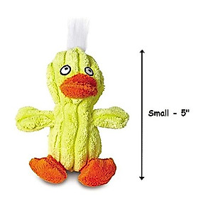 Grriggles Quacklings Plush Duck Character Dog Toys Quacking Ducks Soundchip - Choose Size(Small - 5")