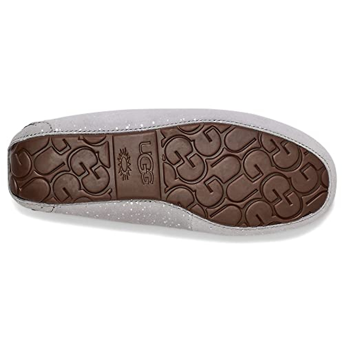 UGG Women's Ansley Metallic Spots Slipper, Pencil Lead, 5