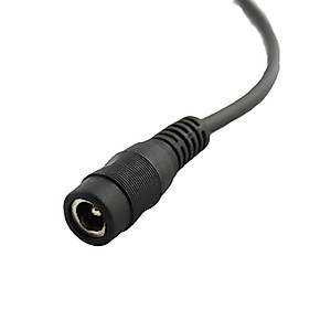 UpperFu 2pcs CCTV DC Power Splitter Cable 5.5mm x 2.5mm Female Jack to 4 Male Splitter Connector Cable 5.5mm x 2.5mm Adapter for LED Strip Surveillance Camera Security Camera