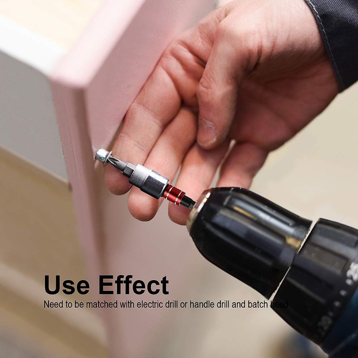 Impact Grade Driver Sockets Adapter Extension Set Drill Bit 3Pcs 1/4 3/8 1/2" Universal Socket Adapter Set and Right Angle Drill 105 Degree Right Angle Screwdriver set Drill Hex Bit Socket Adapter