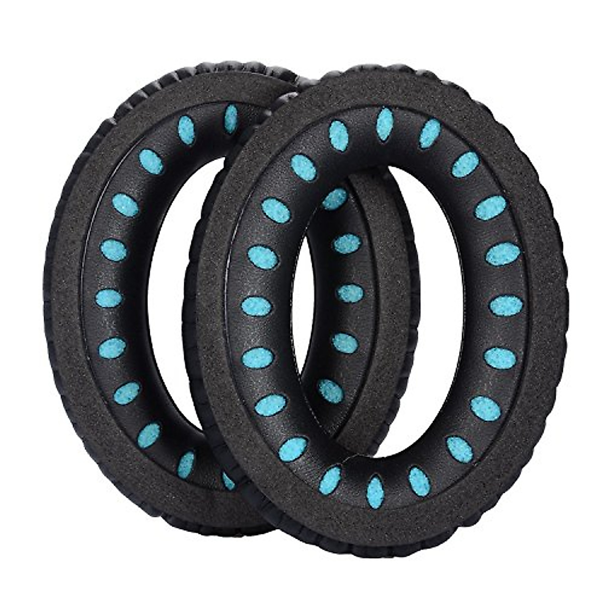 Replacement Ear-Pads Cushions for Bose QuietComfort 15 25 35 2 QC-15 QC-25 QC-35 QC-2 Headphones,Compatible with Ae2 Ae2i Ae2w, SoundLink SoundTrue Around-Ear Series Headphones (Black)